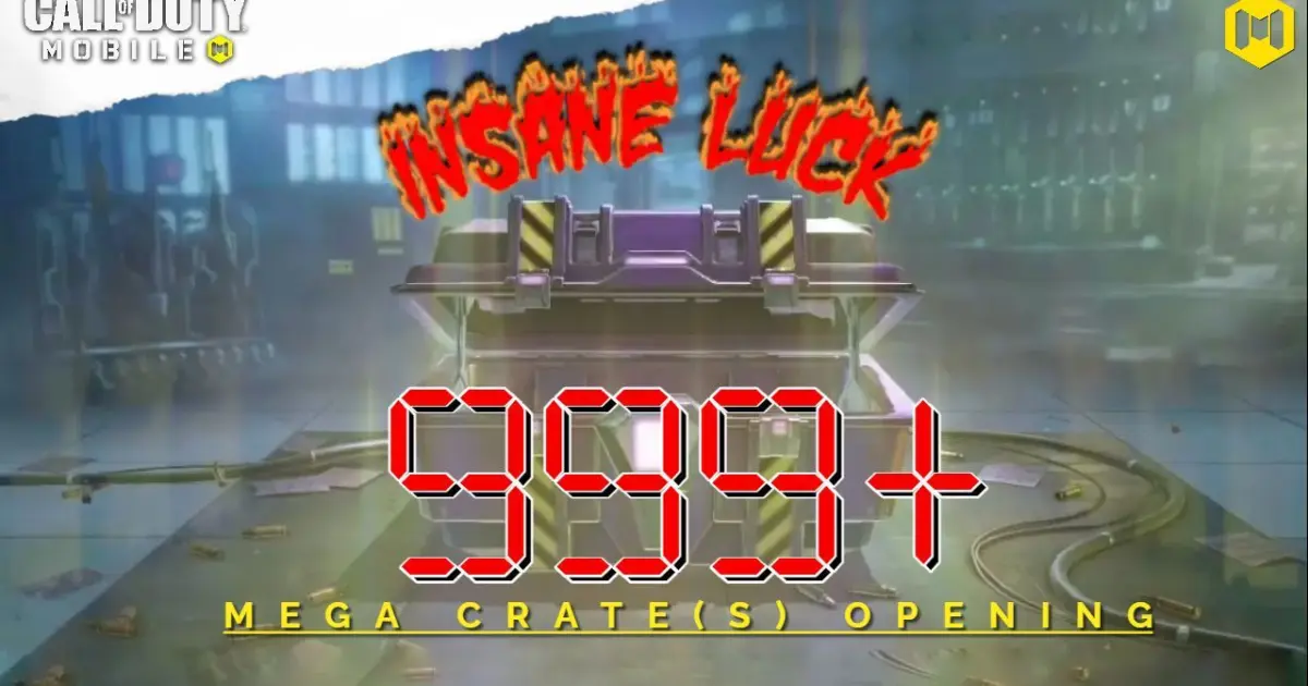 'INSANE LUCK' 999+ Mega Crate(s) Opening | Call of Duty Mobile - Bilibili