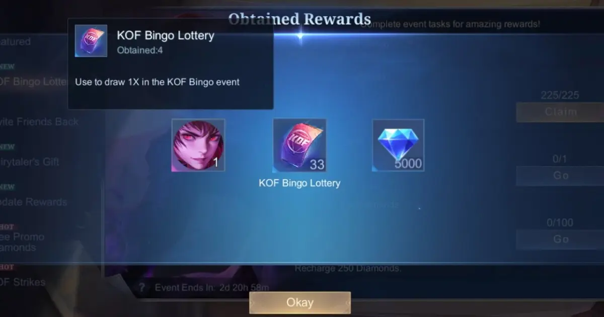 GET FREE KOF TICKETS! KOF MLBB! NEW EVENT MOBILE LEGENDS - Bilibili