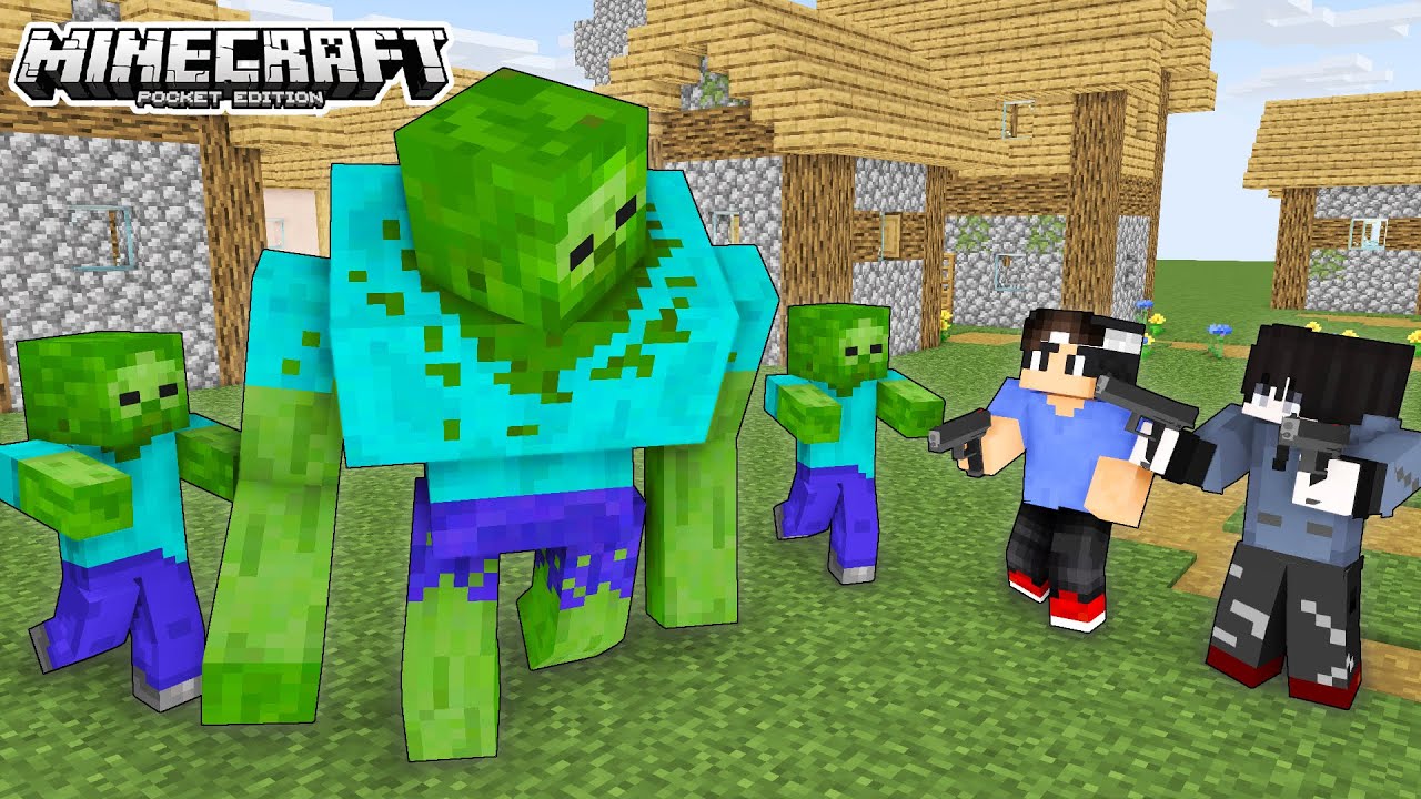 Minecraft Mutant Zombie Cartoon