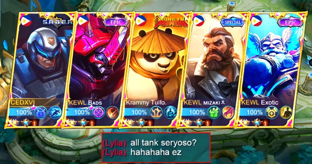 5 Man tank in RG!! World's best tank in one team!! - Bilibili