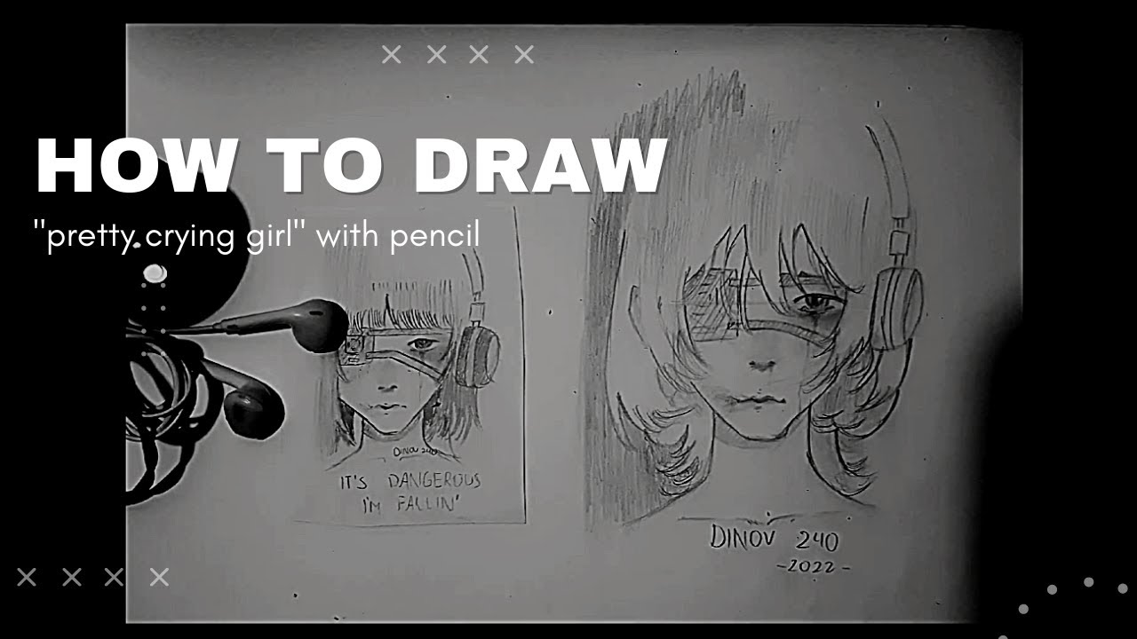 How To Draw A Crying Girl