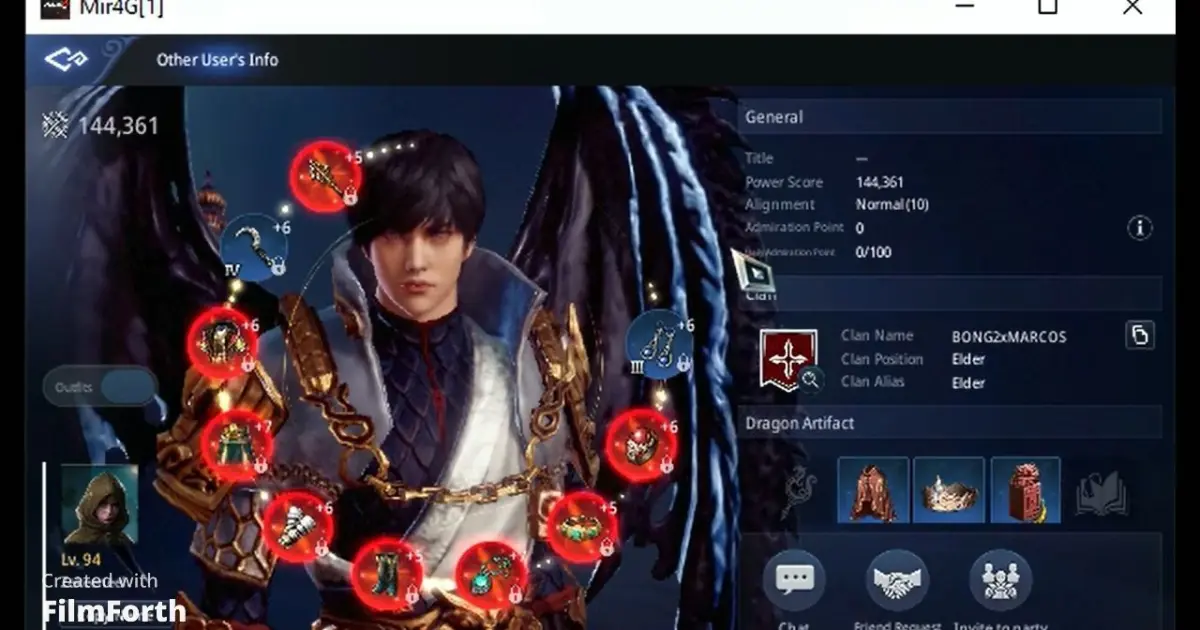 Mir4 PVP Lancer Level 91 135% KD Success VS Lancer Level 94 (Rematch ...