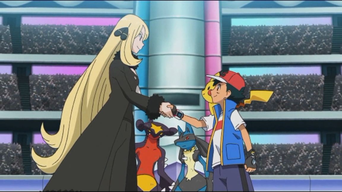 Pokemon Ash X Cynthia