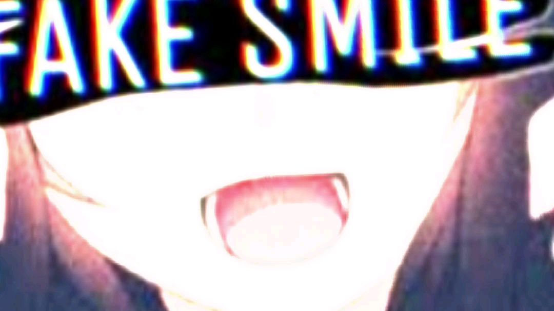 Sad Fake Smile Anime