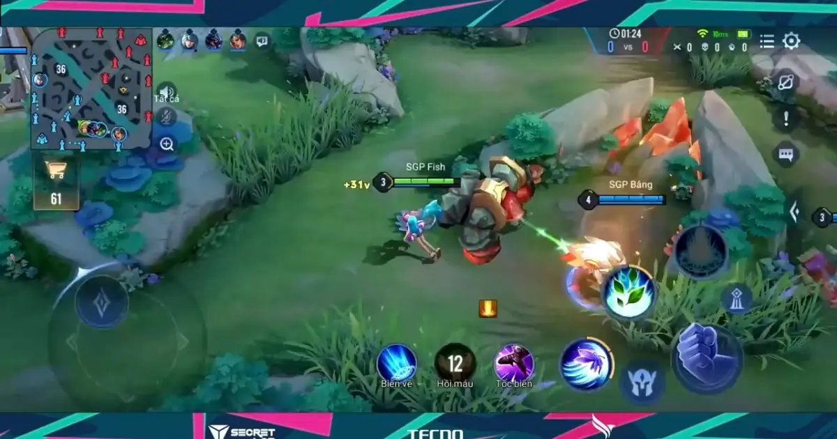 GÓC NHÌN TUYỂN THỦ: SGP.FISH | Saigon Phantom vs Team Flash p1 - Bilibili