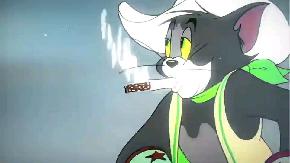 Tom And Jerry Smoking Weed Drawings