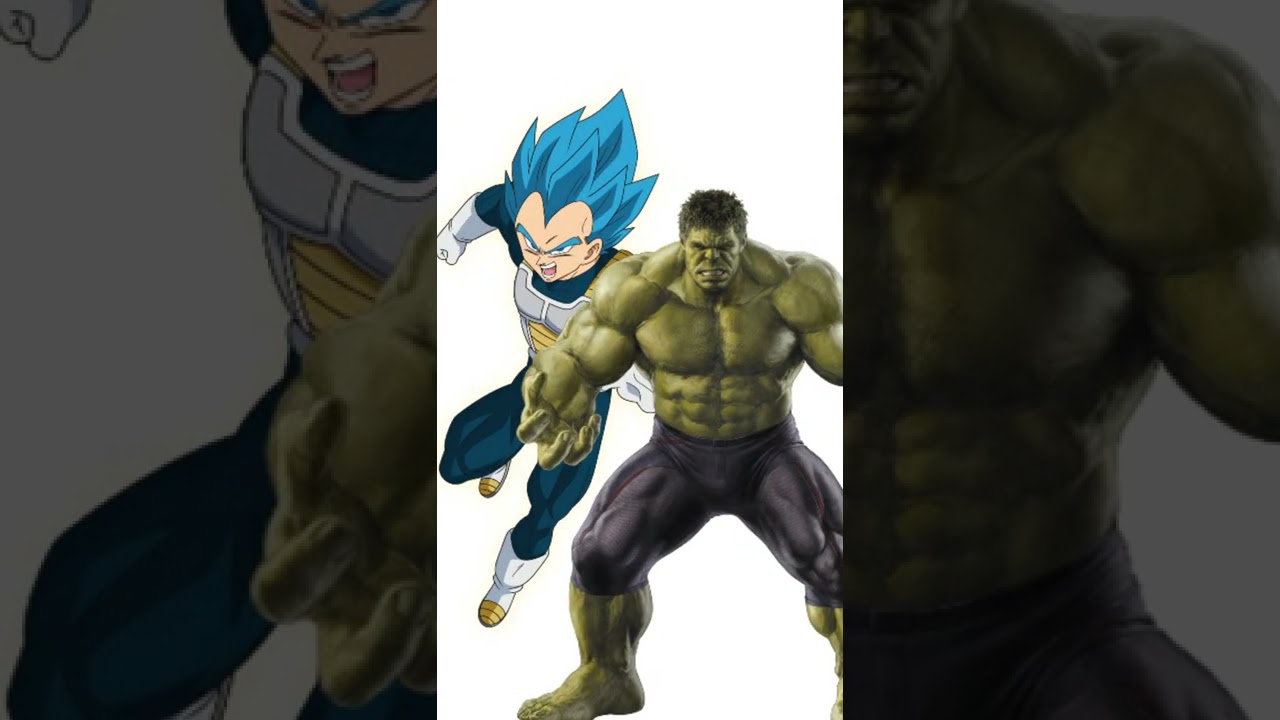 Goku And Vegeta Vs Hulk