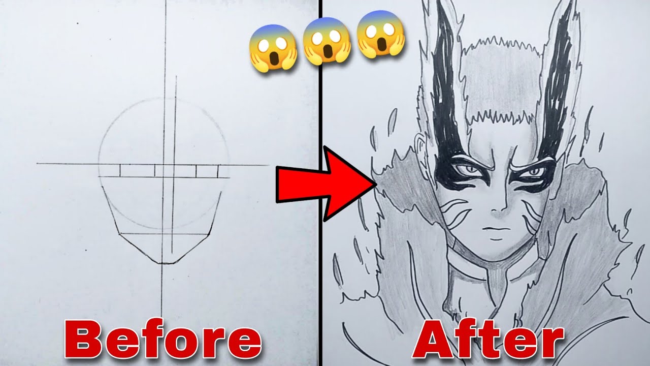 Minato Bijuu Mode Drawing
