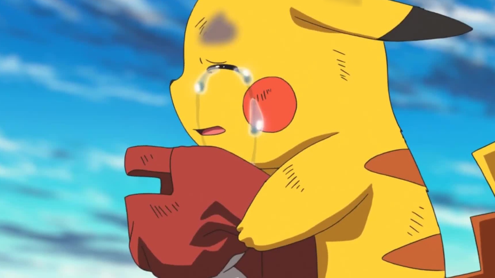 Pokemon Pikachu Crying For Ash