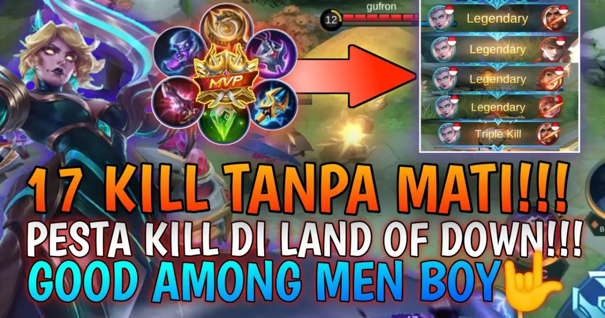 17 KILL TANPA MATI! UDAH GAMPANG SAKIT PULA! BUILD EUDORA TERSAKIT 2021 ...