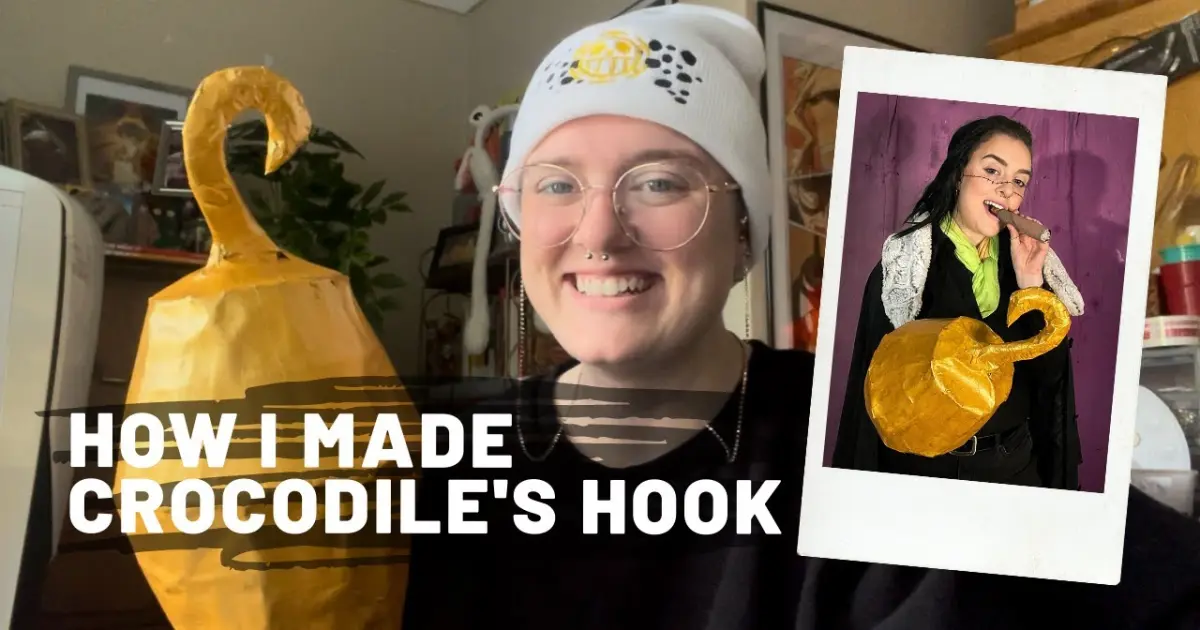 How I Made Crocodile's Hook | One Piece cosplay prop build - Bilibili