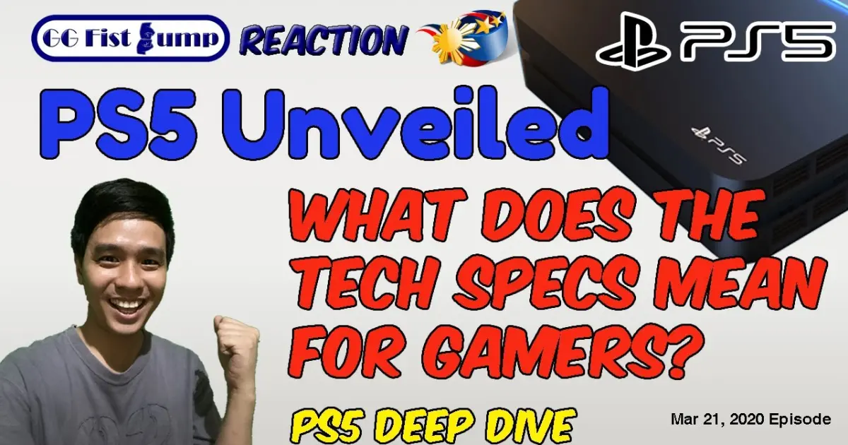 PS5 Specs Reveal and What it Means for Gamers | PlayStation 5 Pinoy ...