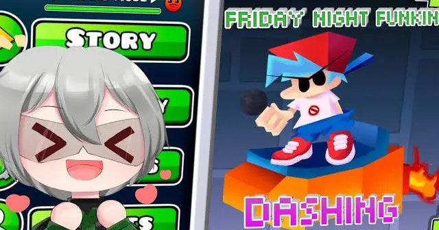 Asik sekali lagunya Friday Night Dashing (geometri Dash) - Bilibili