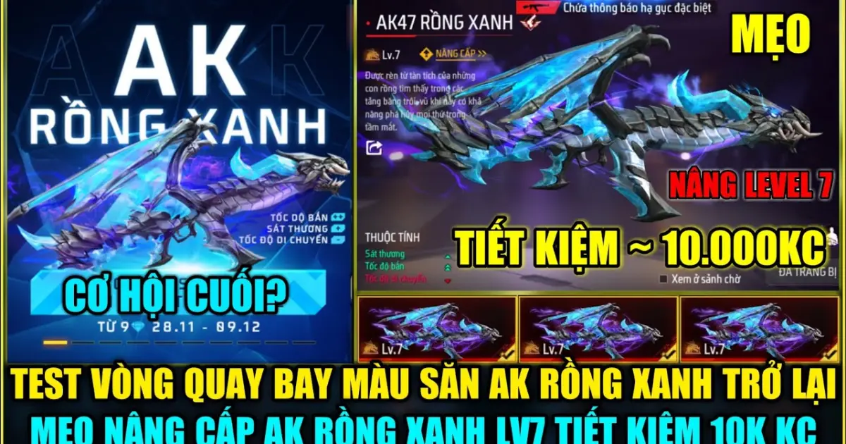 Xem ngay ảnh ak rồng xanh level 7 và hình nền độc đáo