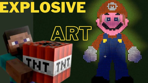 Mario 8 Bit Minecraft