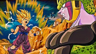 Goku VS Cell, Gohan's peak battle, watch the Dragon Ball Z Cell chapter ...
