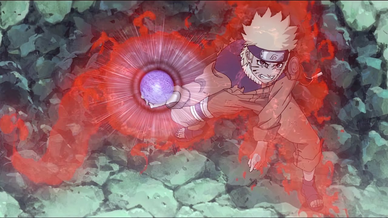 Naruto Nine Tailed Chakra Mode Vs Sasuke