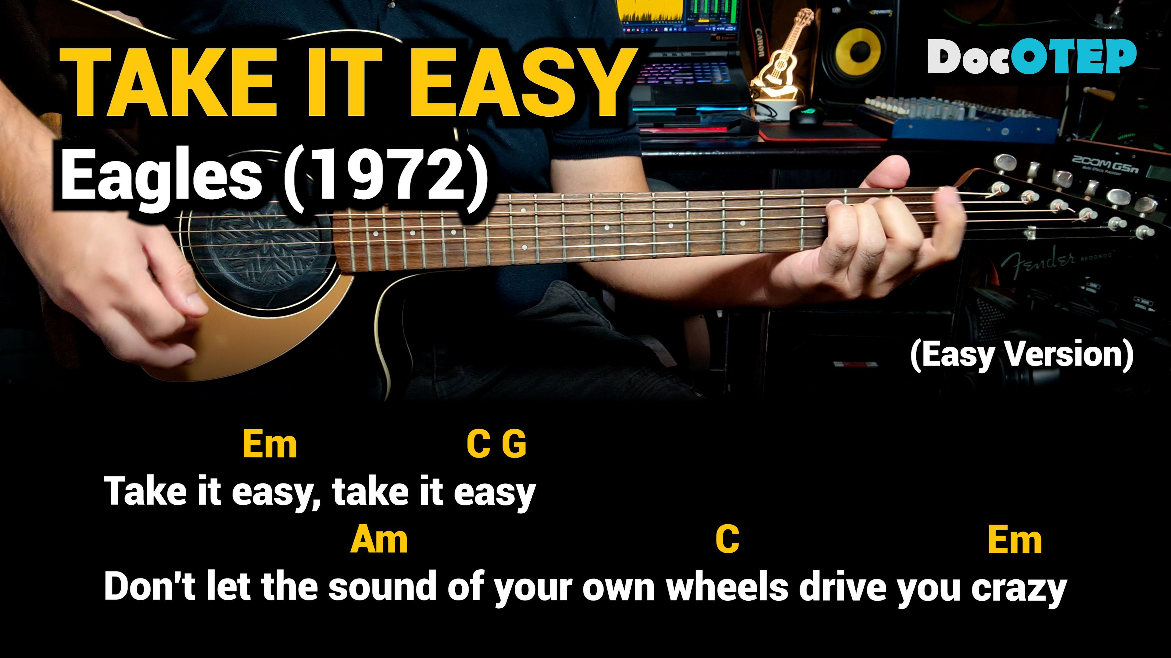 Guitar Chords For Take It Easy