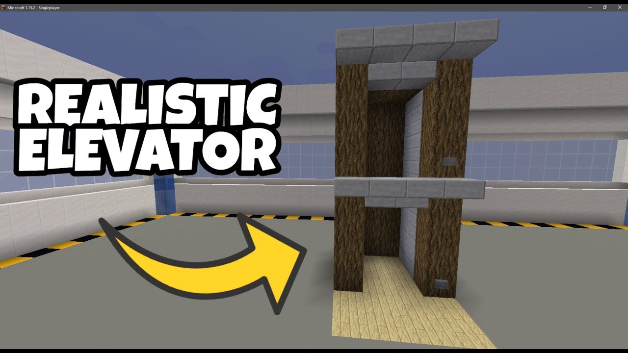 Minecraft Redstone Elevator Tutorial