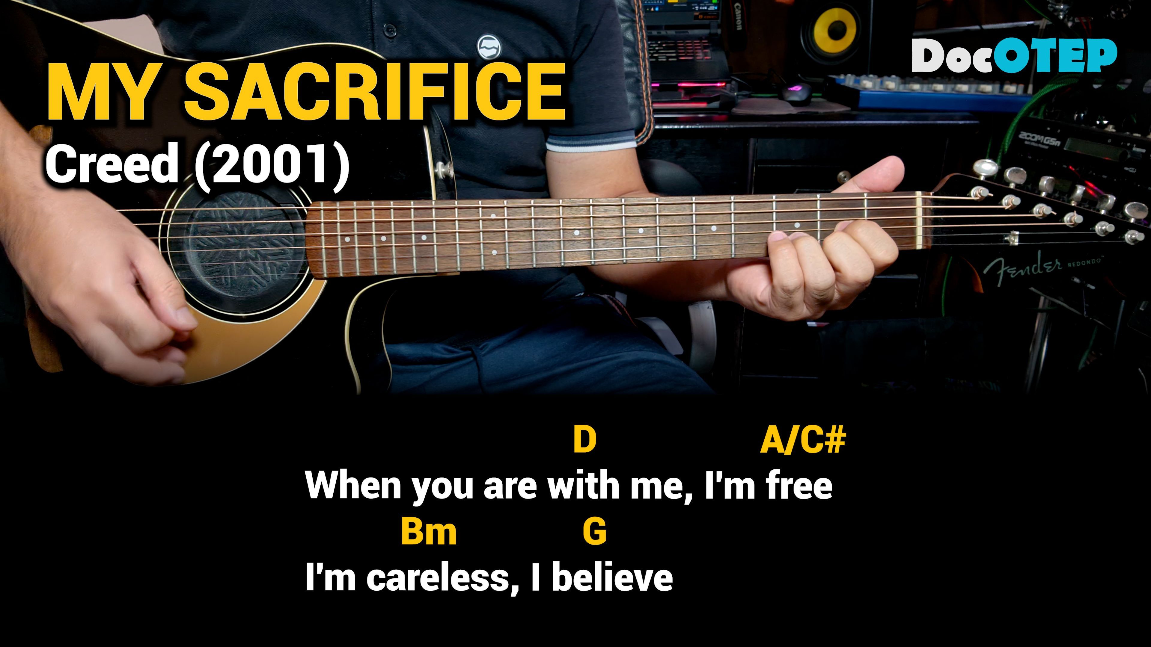 My Sacrifice Guitar Chords