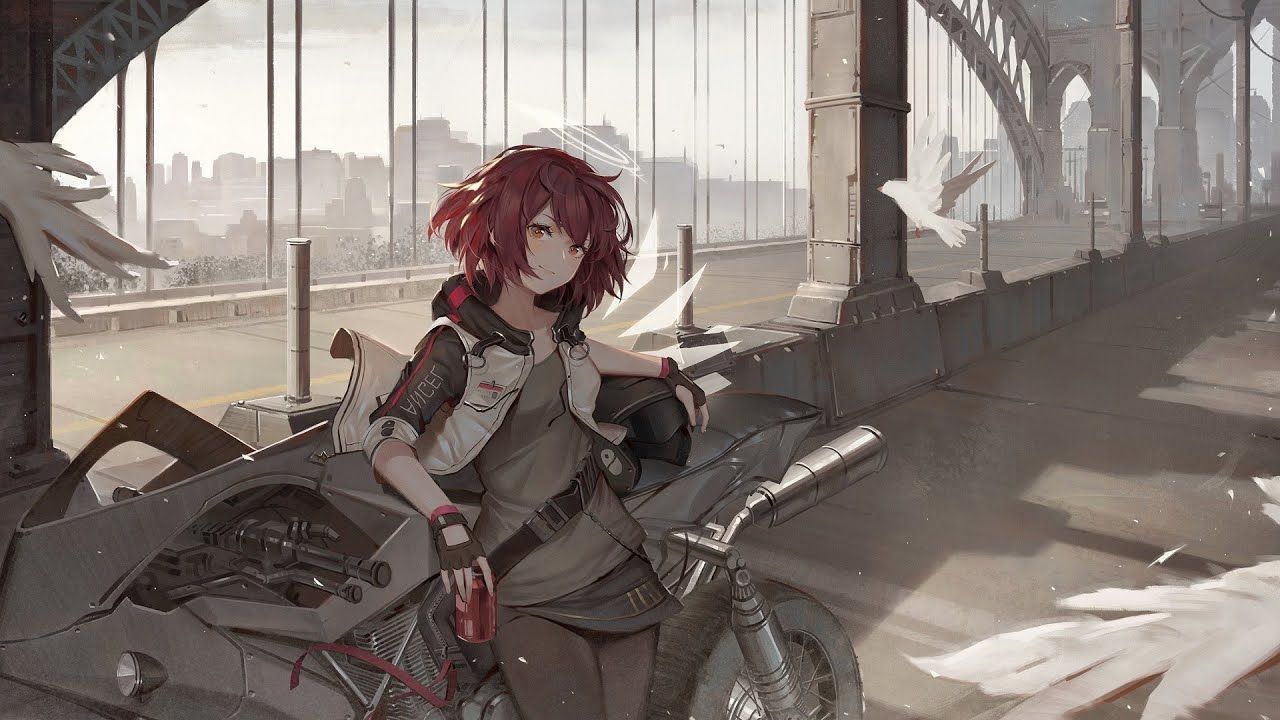Nightcore Angel With A Shotgun Wallpaper