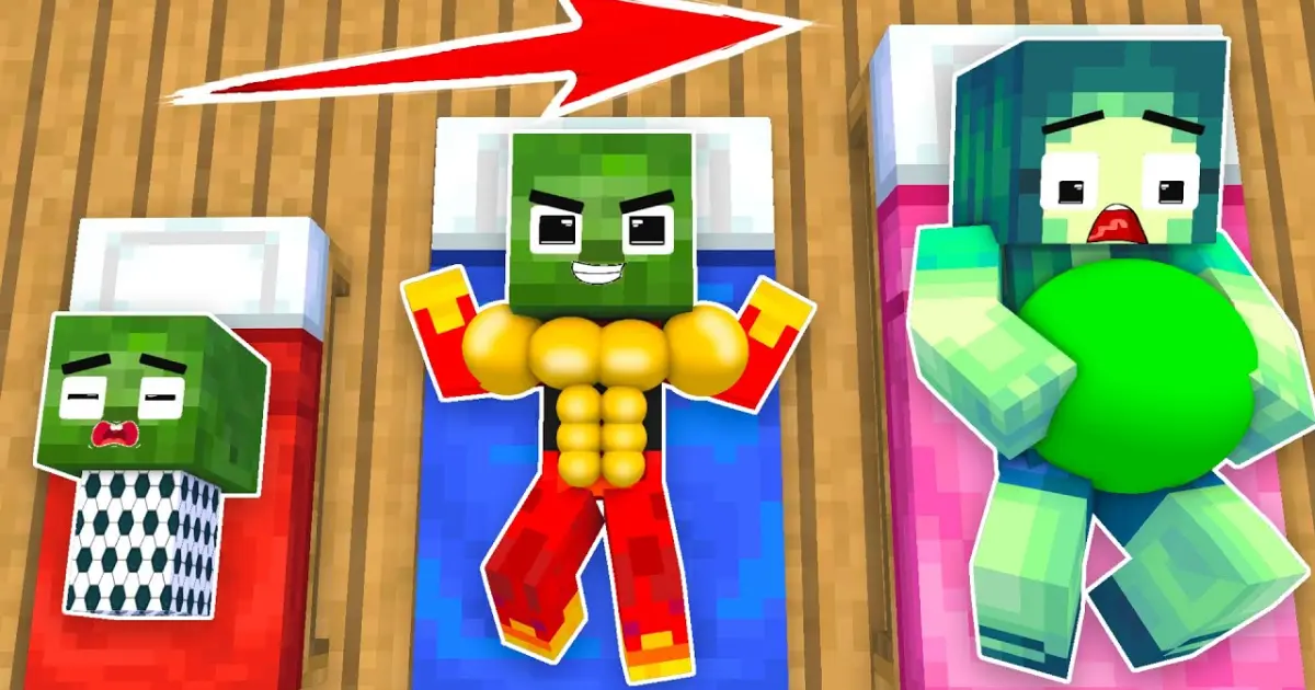 Monster School : Baby Zombie x Squid Game Doll Angel and Devil Pregnant ...