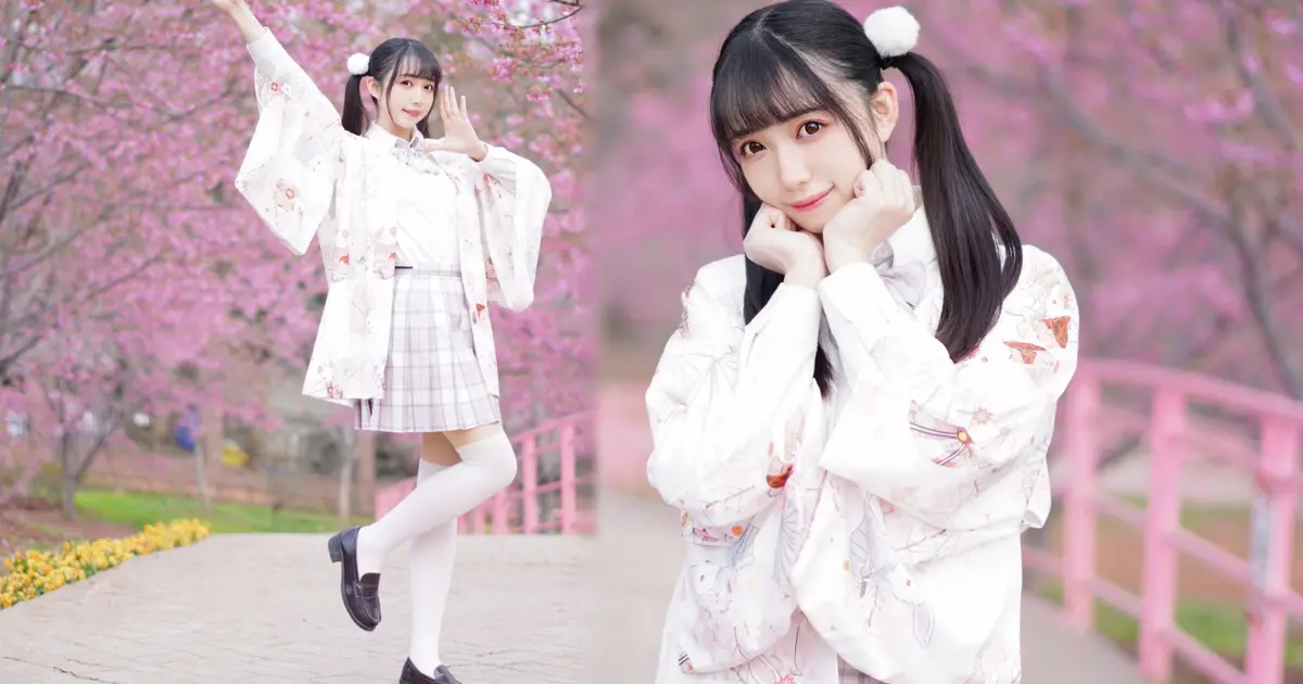 The gods go with the flow under the cherry tree - Bilibili