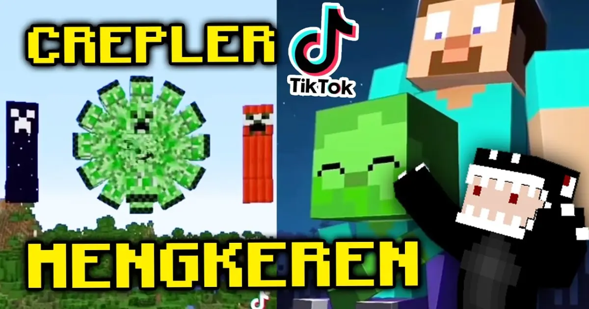 REACTION MINECRAFT TIKTOK CREEPER MENJADI KUAT & DARK JOKE MENKREP - Bilibili