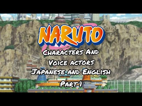 Naruto Shippuden English Voice Actors