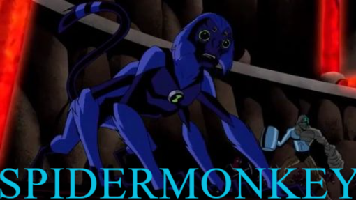 Ben10 Alien Force Spidermonkey