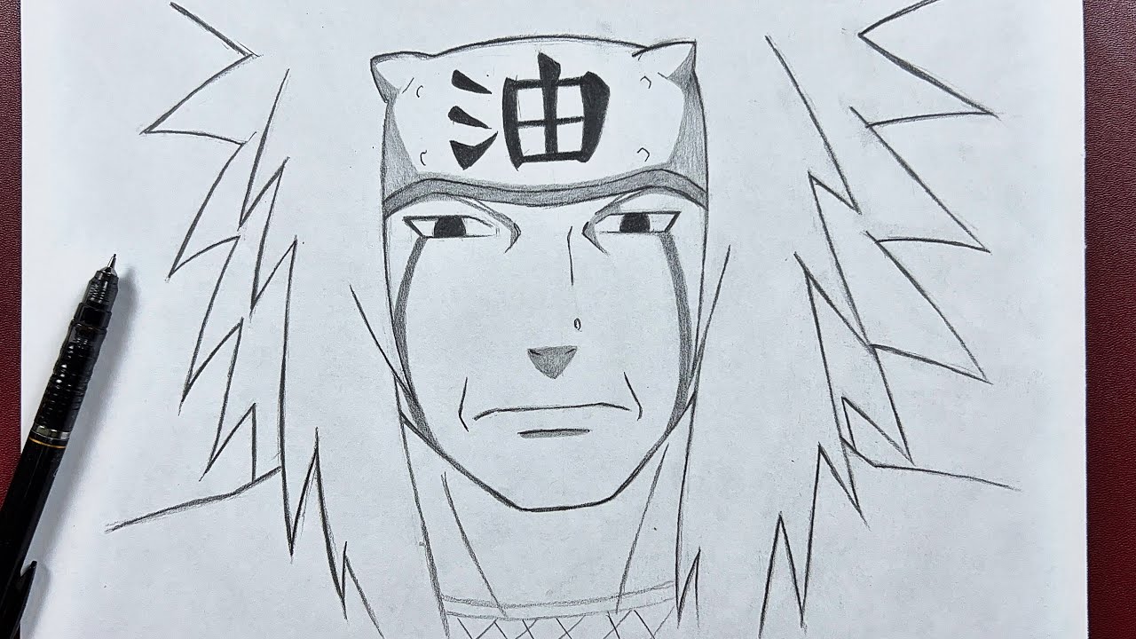 Itachi Uchiha Jiraiya Line Art Drawing Sketch, PNG,, 60% OFF