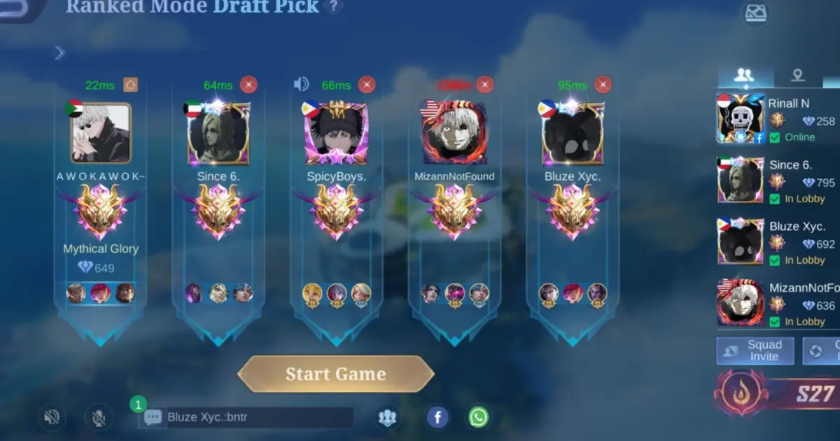 mlbb ygy kalo mau mabar chat aja - Bilibili