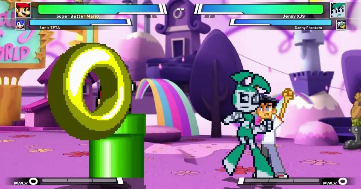 M.U.G.E.N Request Battle: Super Better Mario & Sonic TFTA vs. Jenny XJ9 ...