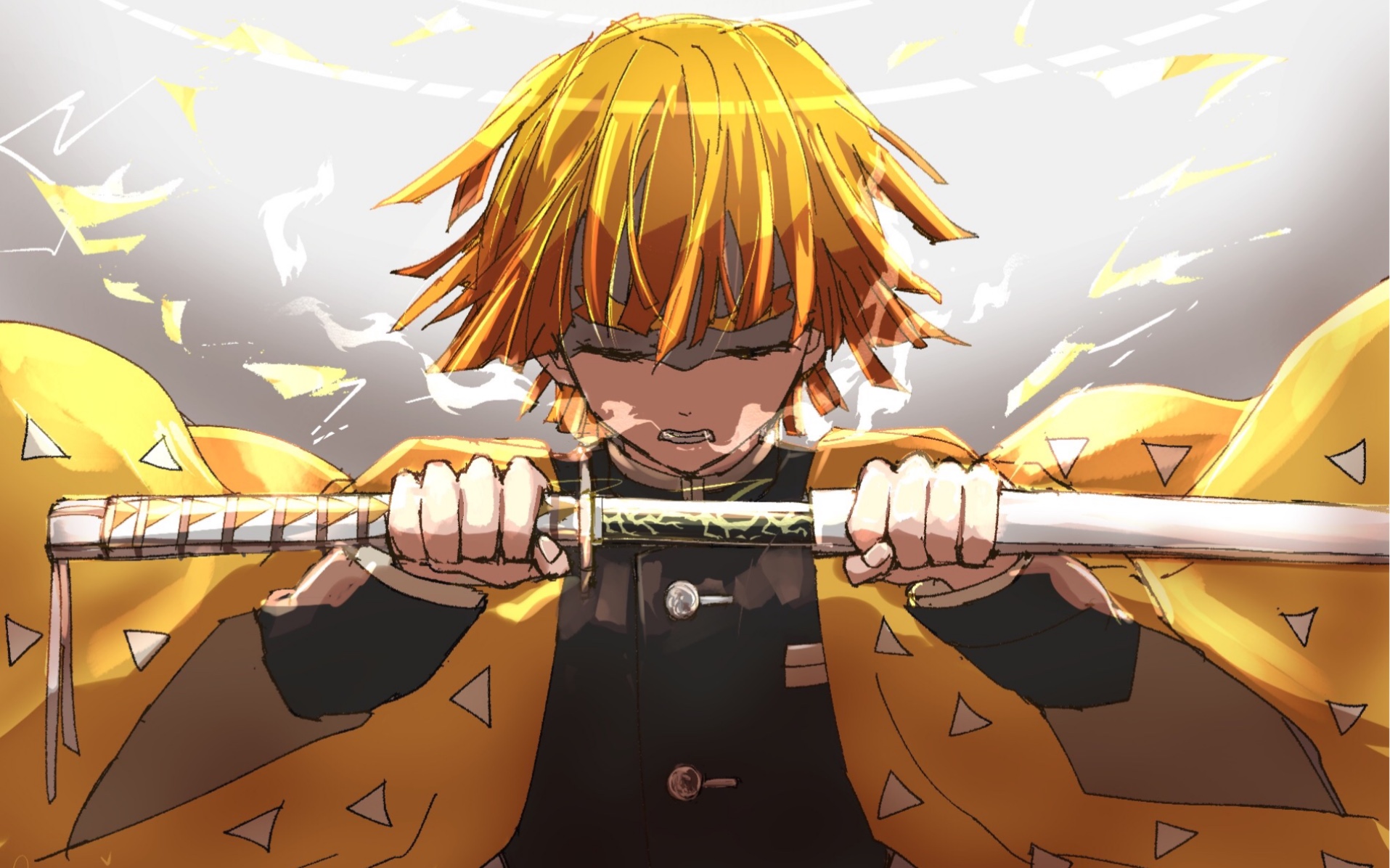 Zenitsu Agatsuma Angry Aniplex: Demon Slayer: Kimetsu No Yaiba