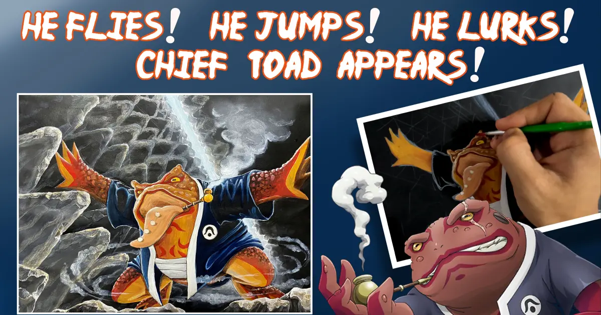 How to Draw Naruto: Gamabunta's First Appearance | SPEEDART - Bilibili