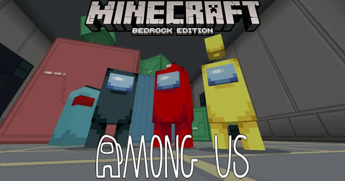 MCBE "Among Us" Official Release Trailer (Minecraft PE Add-on/Map) - Bilibili