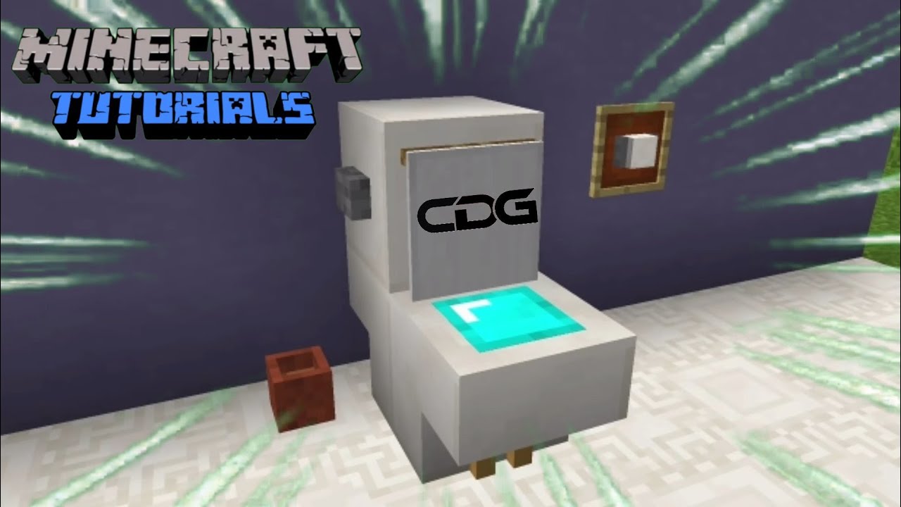 In Minecraft Working Toilet