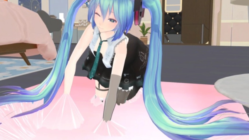 Anime Girls Stuck In Glue 5978