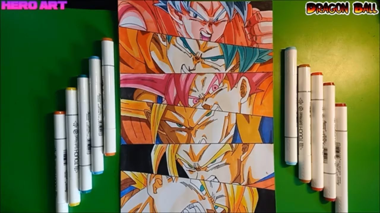 Sử dụng Cách vẽ Goku dễ dàng như một nghệ sĩ
