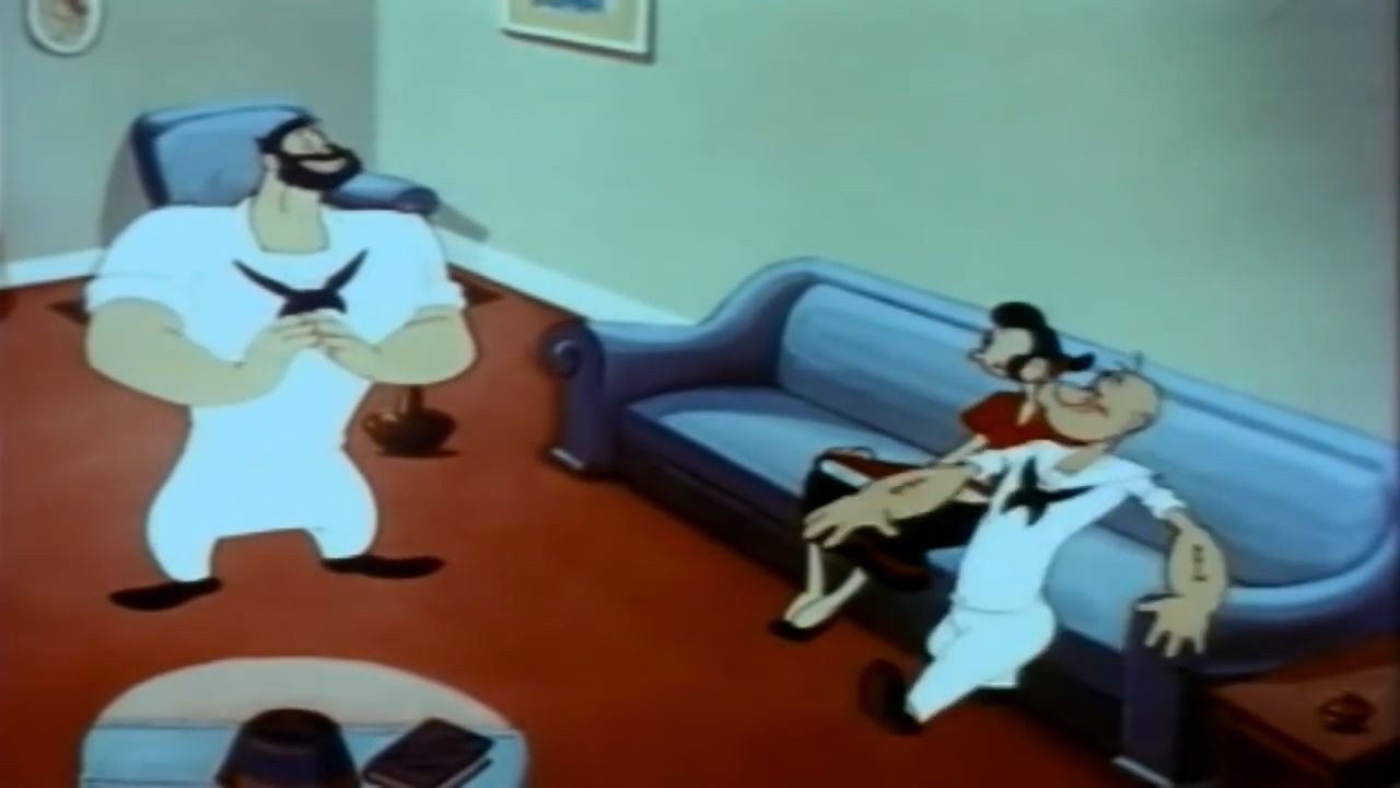 Popeye The Sailor Man Fright To The Finish 1954cartoon