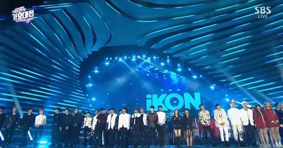 SBS Gayo Daejeon 2018 kpop idol entrance - Bilibili