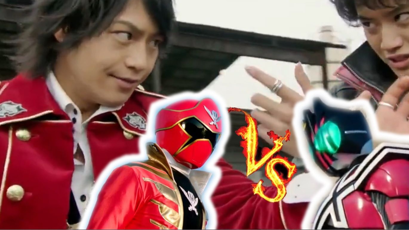 Gokai Vermelho Vs Decada