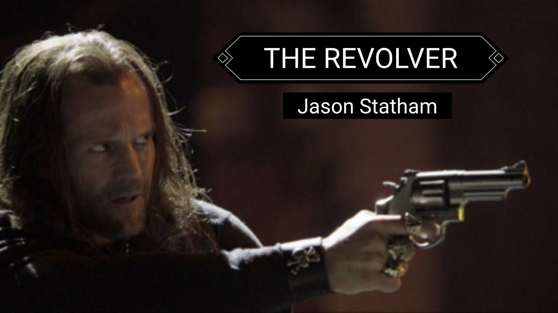 Revolver Jason Statham Quotes Jason Statham With Gun, HD Png Download