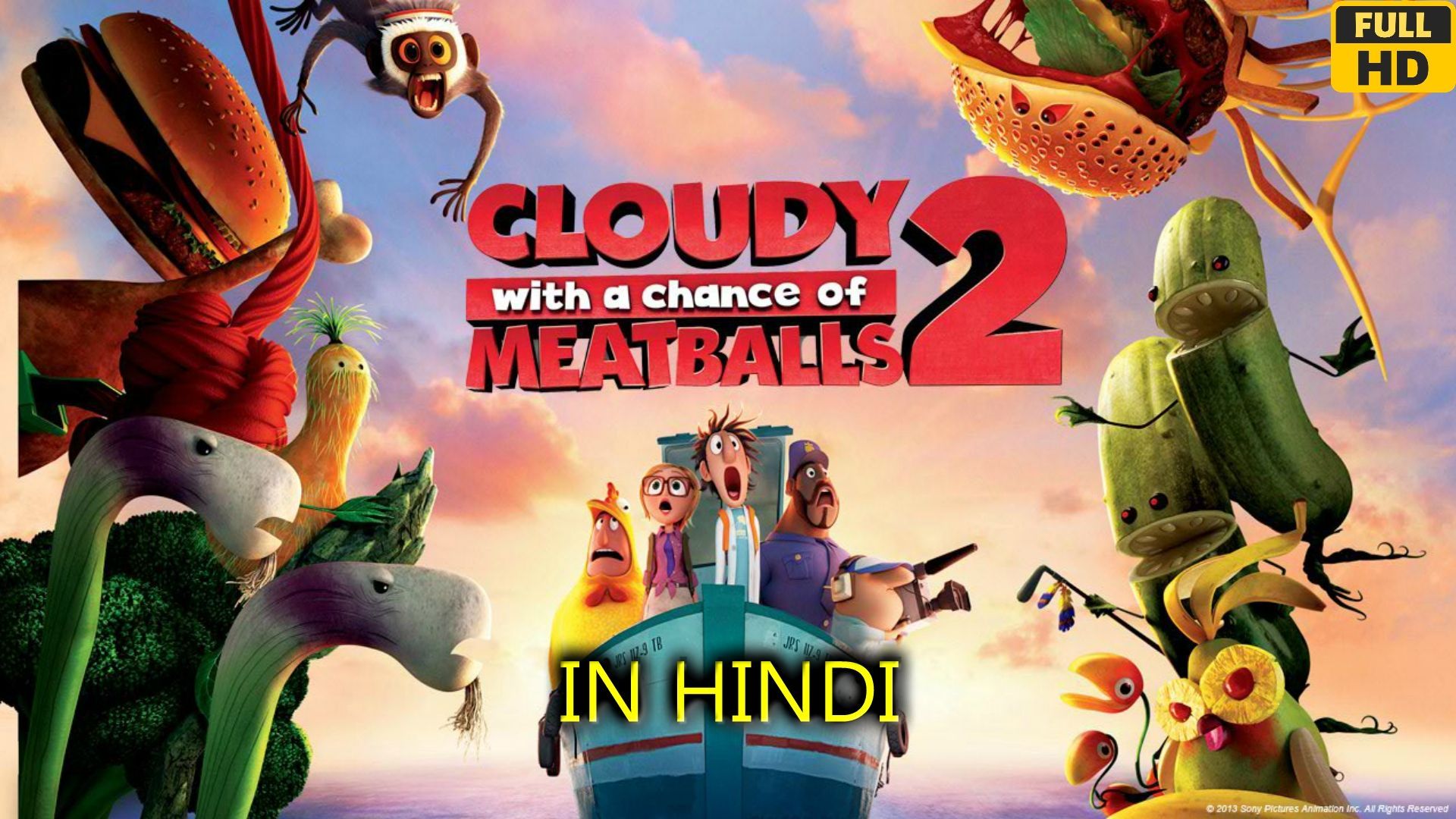 Cloudy With A Chance Of Meatballs Movie Cover