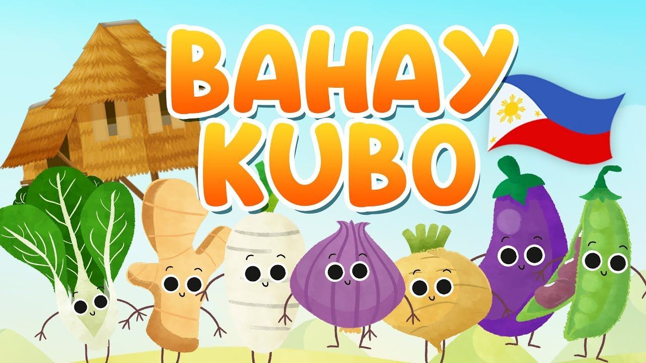 Bahay Kubo Nipa Hut Filipino Nursery Rhymes Robie317