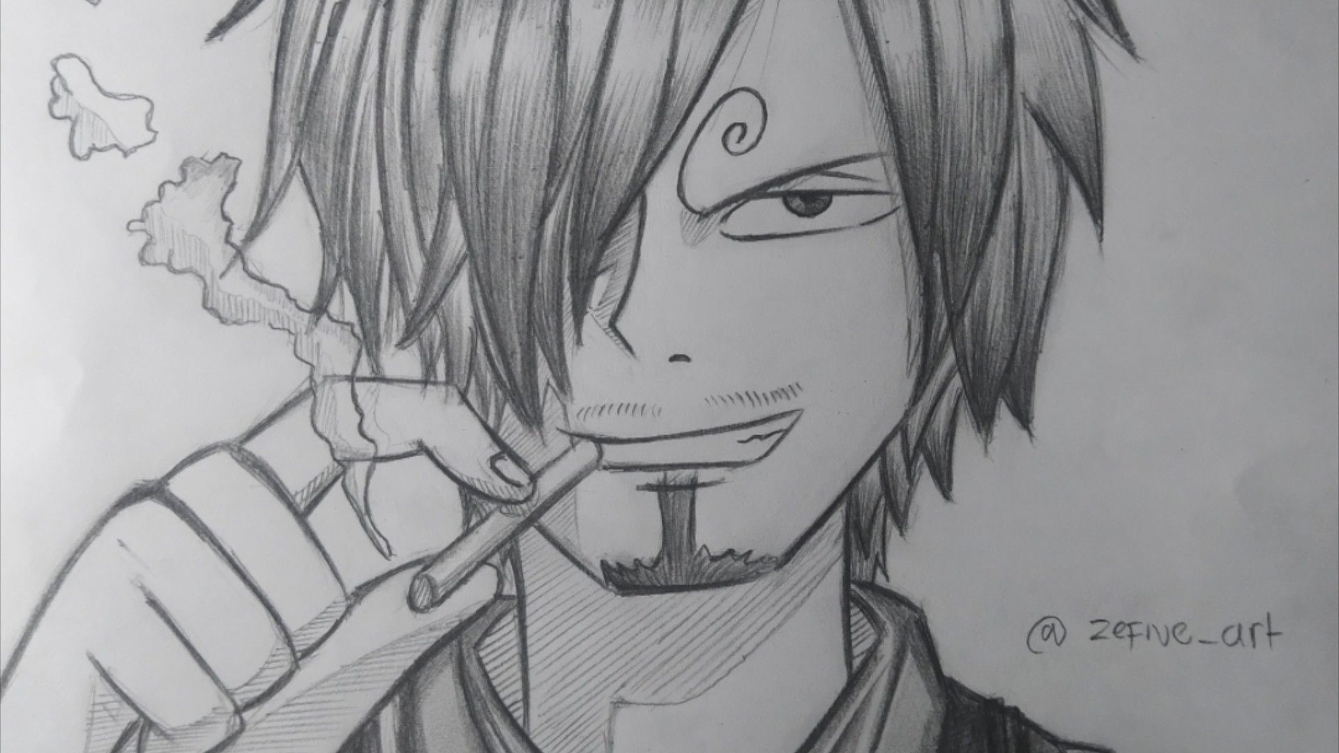 Sanji One Piece Drawing